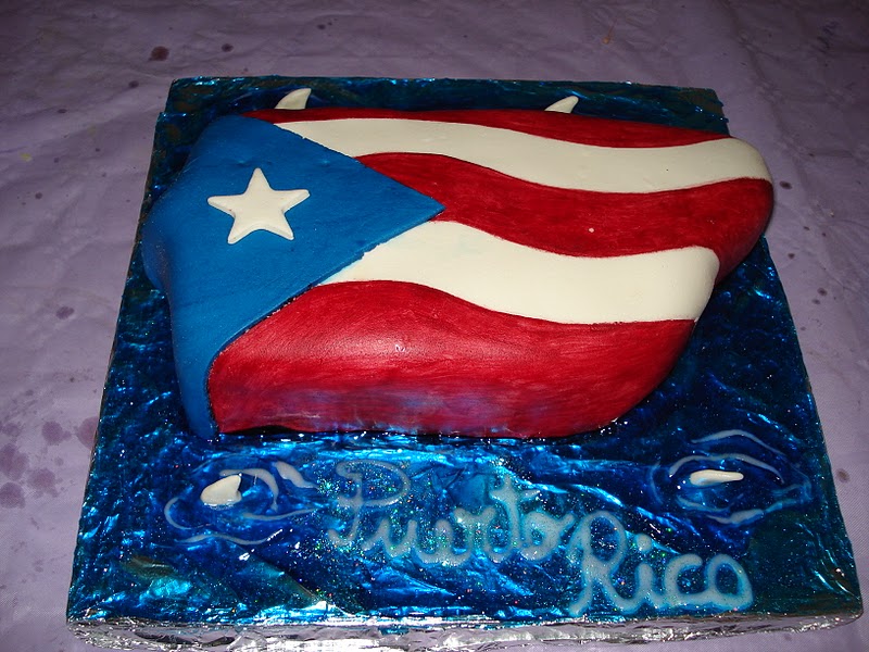 Mundo galletil: Tarta isla Puerto Rico