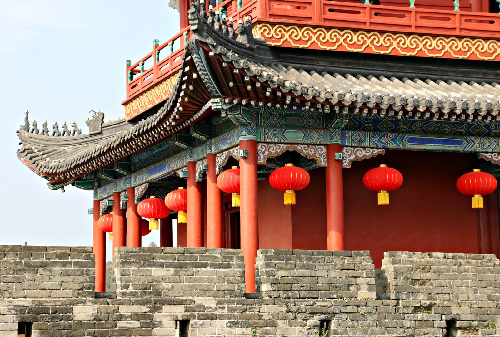 China 2017: Jingzhou ancient city wall. - La antigua muralla citadina ...