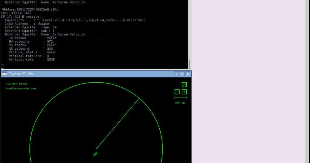 Tutorial Radar for ADSB mode.