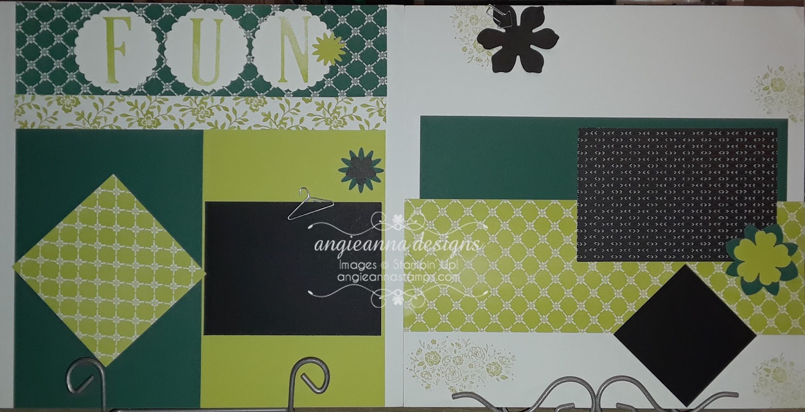 Angie Anna Stamps: Stampin up March Scrapbook kits