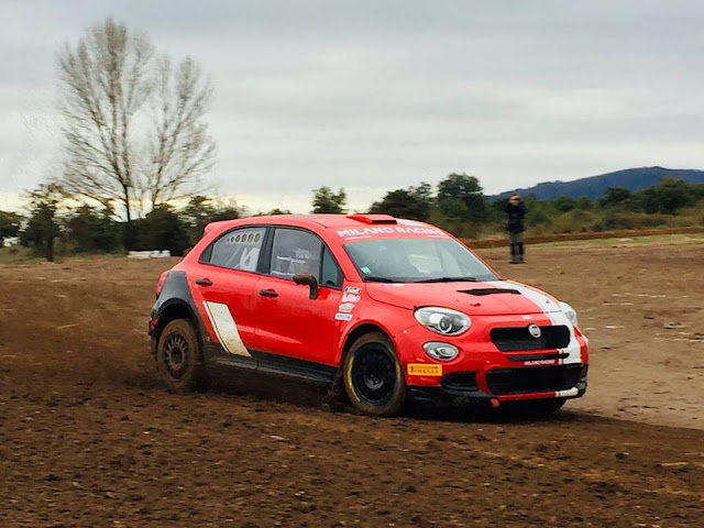 Una Fiat 500X nei Rally