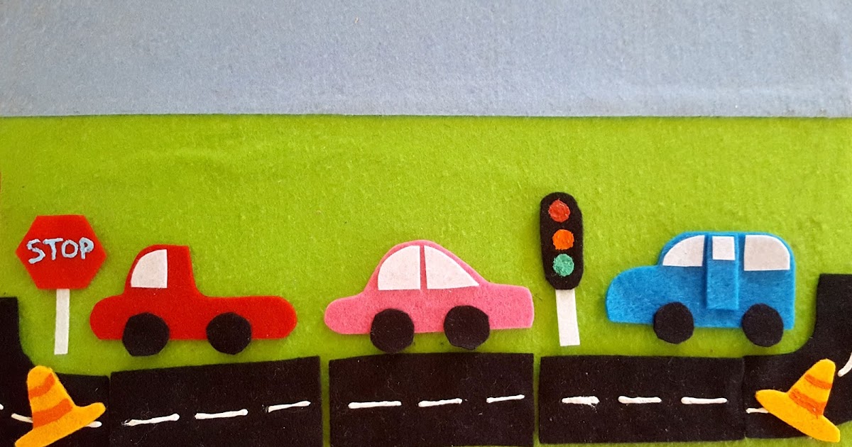 Mamma That Makes: Felt Board Shapes - Cars