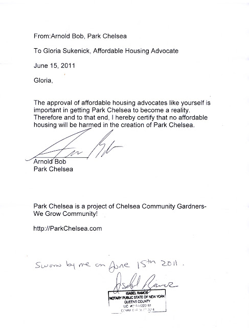 Homebound Fun: Declaration that No Affordable Housing will be harmed in ...