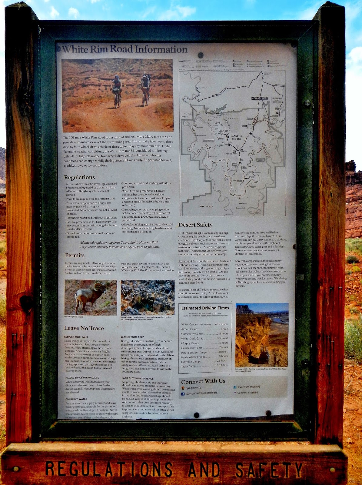 The Southwest Through Wide Brown Eyes: The White Rim Trail; only up to ...