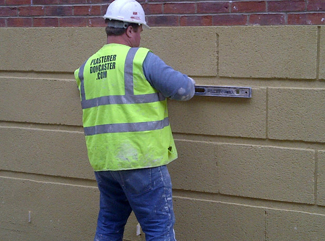 A plasterer's life for me: Stone effect render