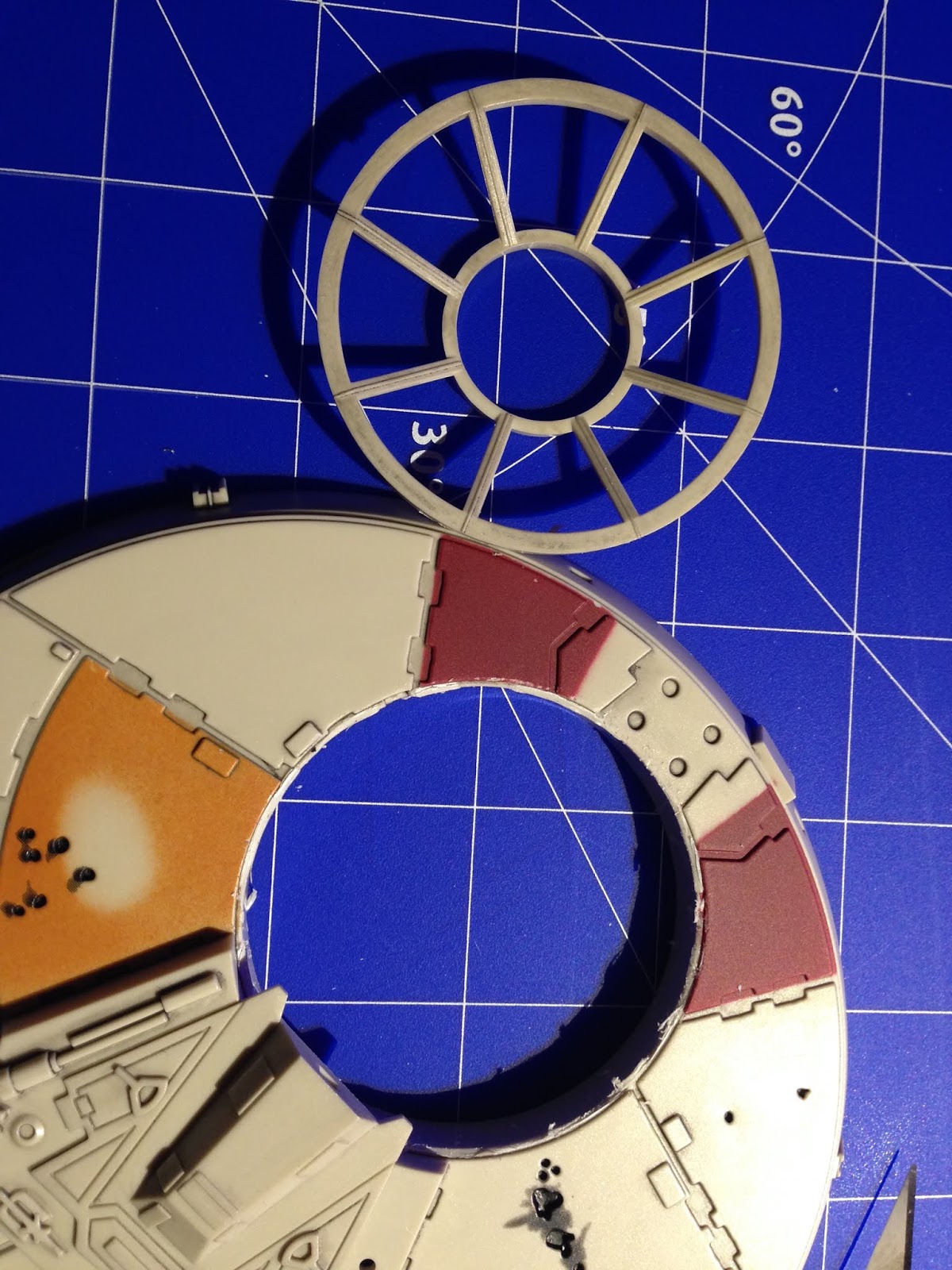 Mike's Millennium Falcon Build Diary: Part 6 - Upper Turret Cannon ...