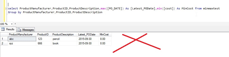 SQL-Compass: SQL Server: Min and Max in a single query