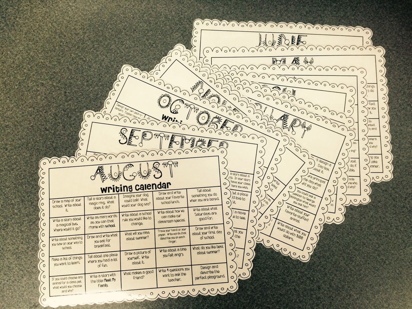 Teaching With Terhune: My New Writing Center!