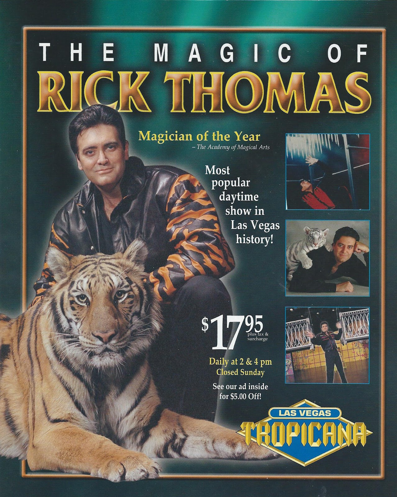 IT'S PURE ENTERTAINMENT..: THE MAGIC OF RICK THOMAS .. TROPICANA ...