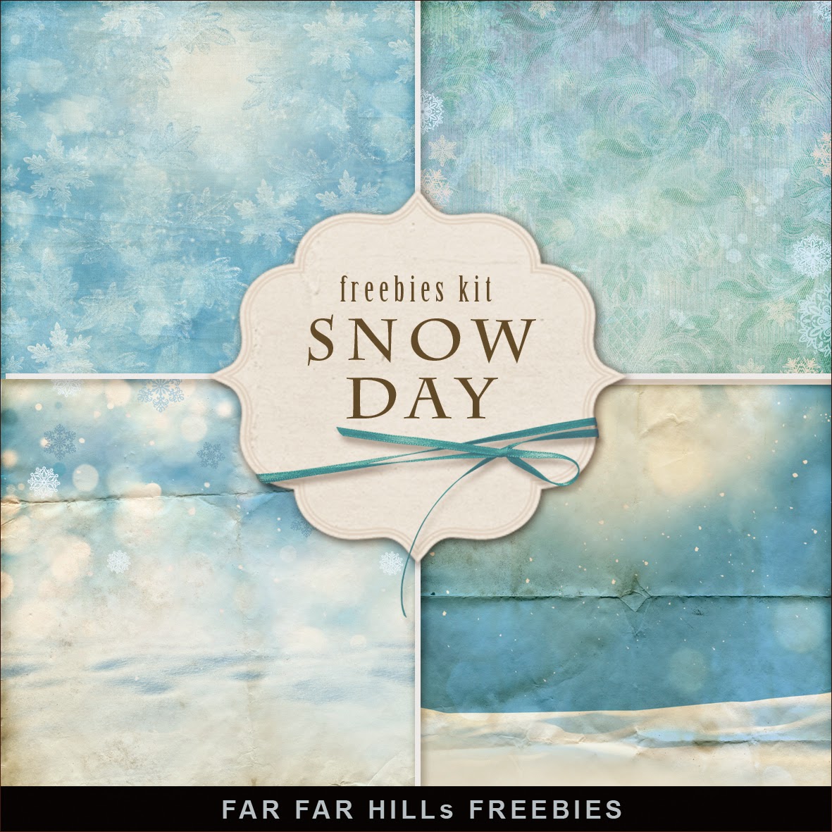 New Freebies Kit of Backgrounds - Snow Day:Far Far Hill - Free database ...