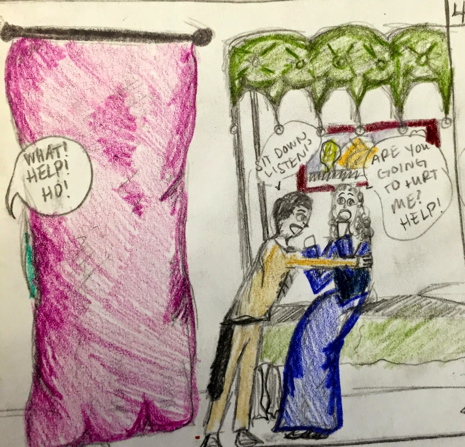 MILLENNIALS: Final Project - Polonius' Death Comic Strip
