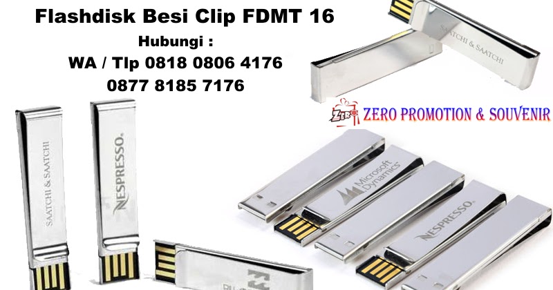 Jual Flashdisk Metal Capit - Flashdisk Besi Clip FDMT16 | Barang ...