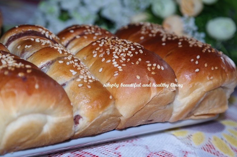 simply beautiful and healthy living: Red Bean Paste Rolls using ...