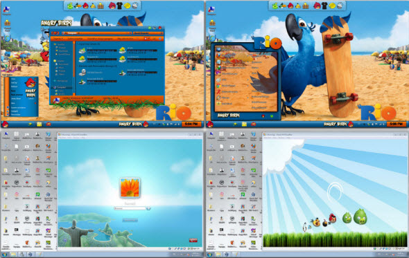 windows tranformation pack | windows skin pack: Angry birds ...