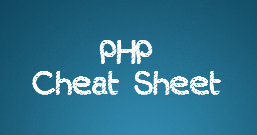 PHP Full Cheat sheet (Data Formatting)
