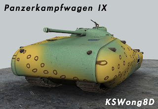 SketchUP Power 草圖力量: Panzerkampfwagen IX (德國的重戰車計劃)