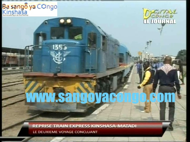 REPRISE DU TRAIN EXPRESS KINSHASA-MATADI : Le deuxième voyage Concluant ...