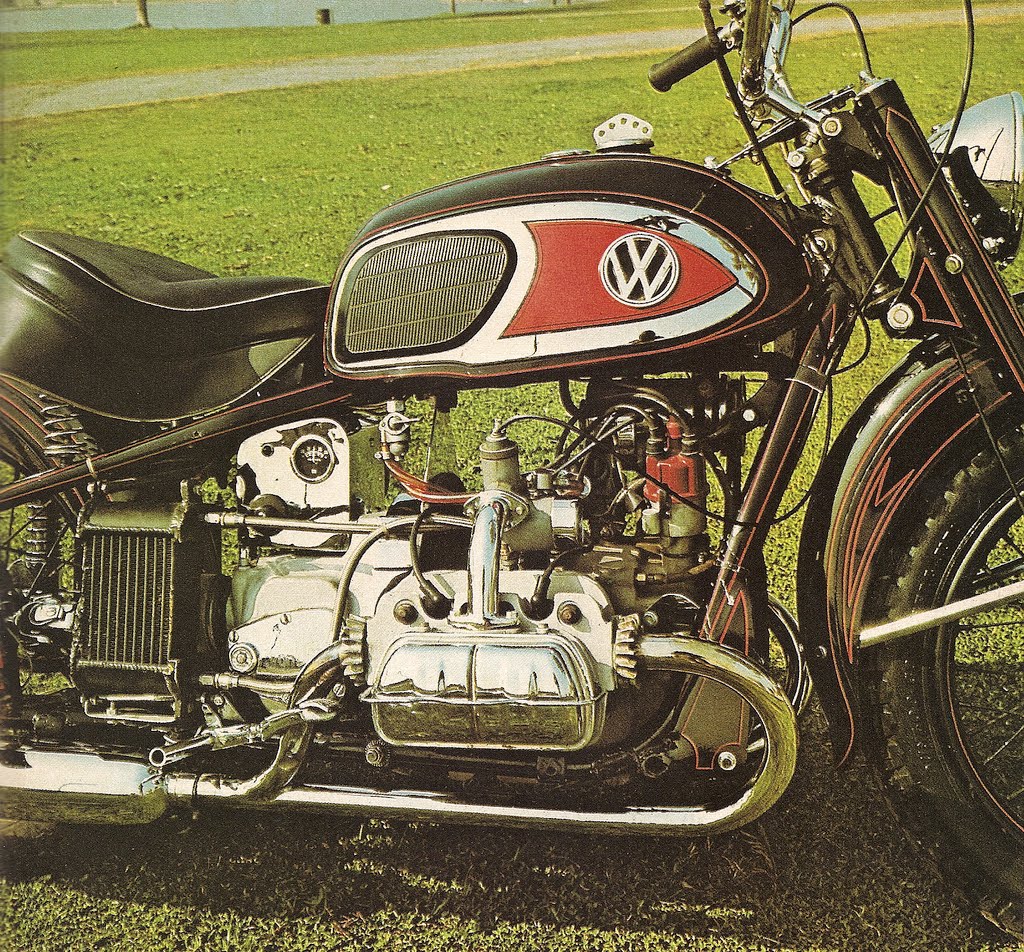 Random Thoughts of Drunkards: Why and How I built a VW motorcycle