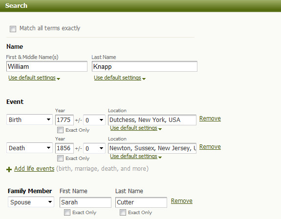 Family Tree Maker User: Genea-Musings - Knapp in 1850