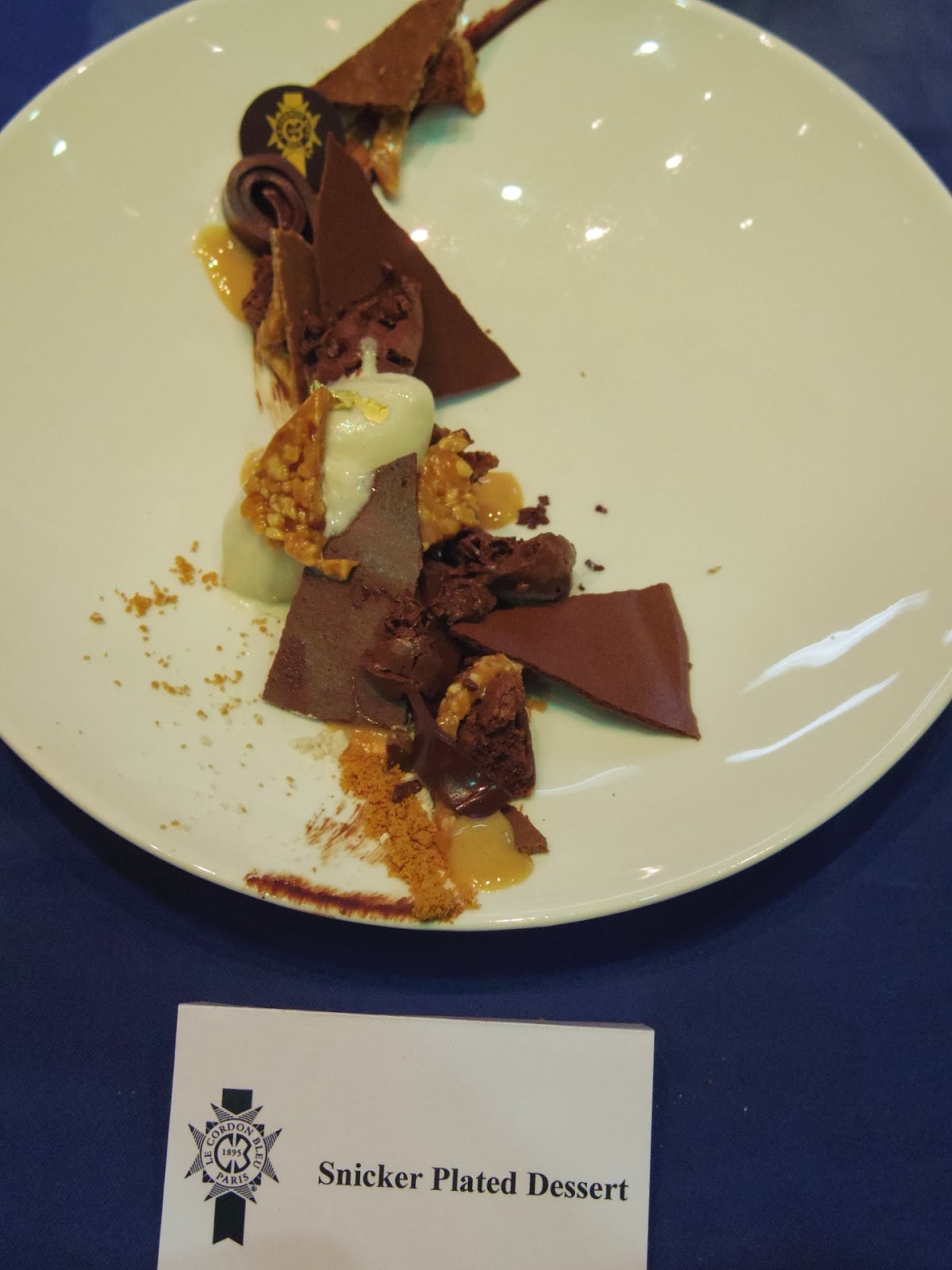 Baking with Beurre: Baking - Shot Glasses & Molecular Snicker plated ...