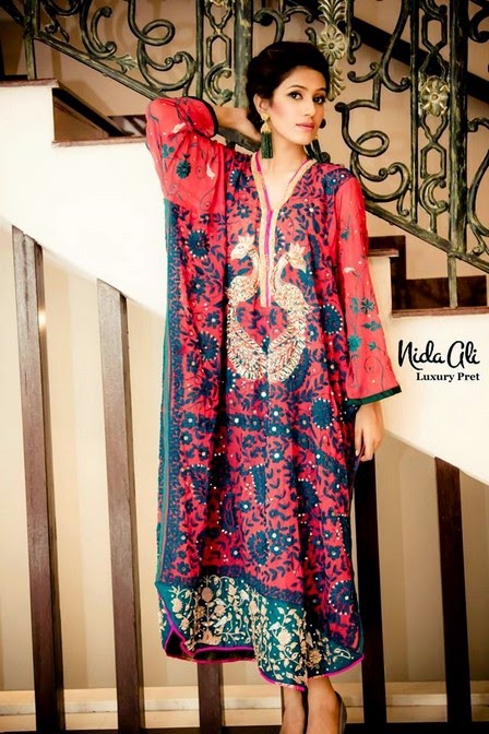 Nida Ali Luxury Pret Collection 2014 | Ganga Jamni Luxury/Pret Wear ...