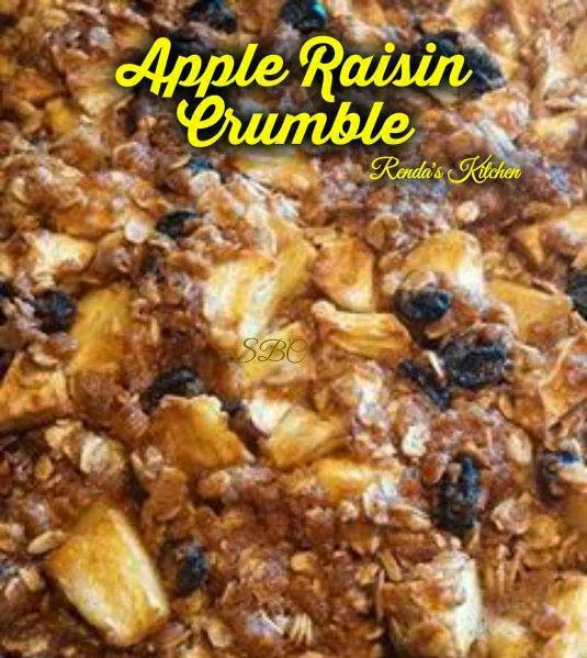 The Recipe Lady: Apple Raisin Crumble