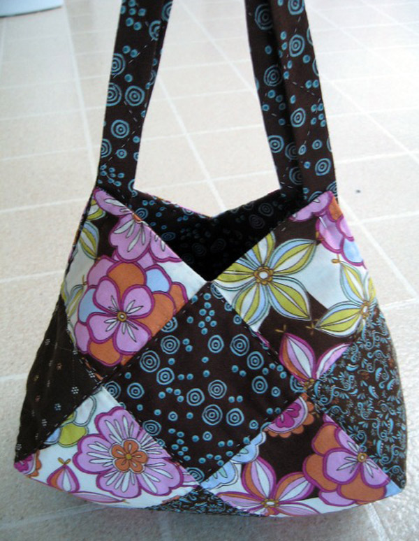 Patchwork Bag of Squares ~ DIY Tutorial Ideas!