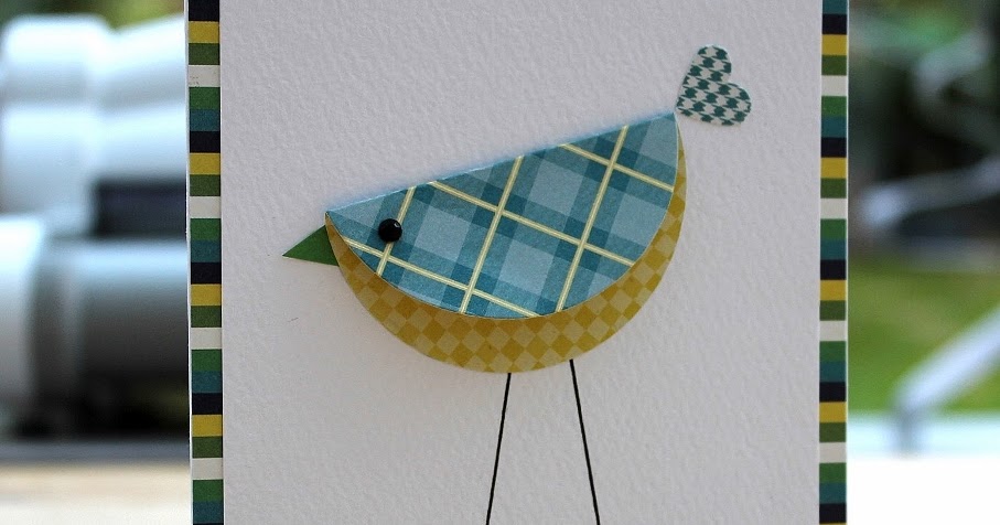 How to make a DIY bird card...