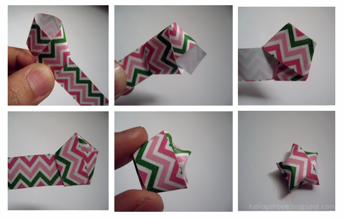 Hello: DIY: Washi tape paper stars