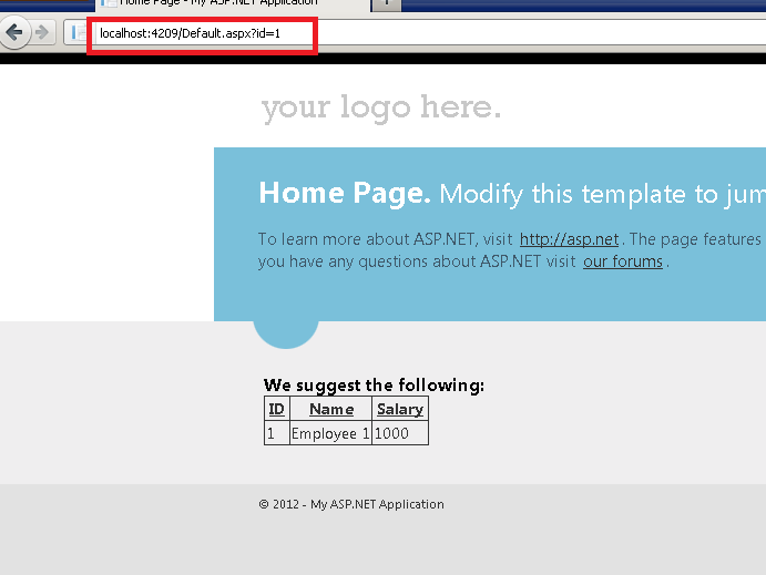 Strongly Typed Data Controls Value Provider ASP.NET 4.5