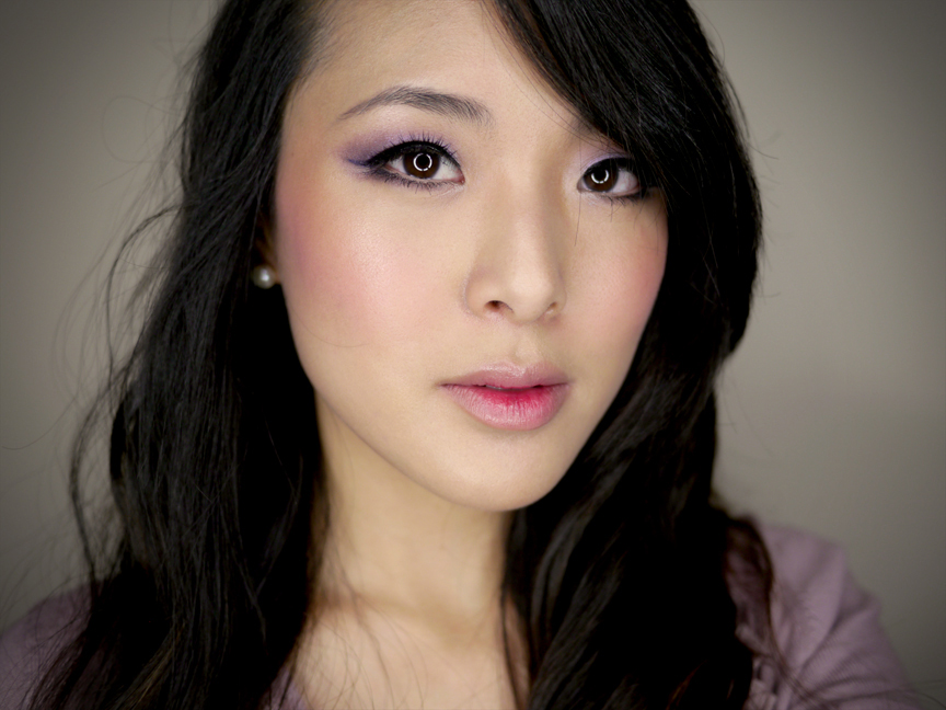 Romantic Violet Makeup Tutorial - From Head To Toe