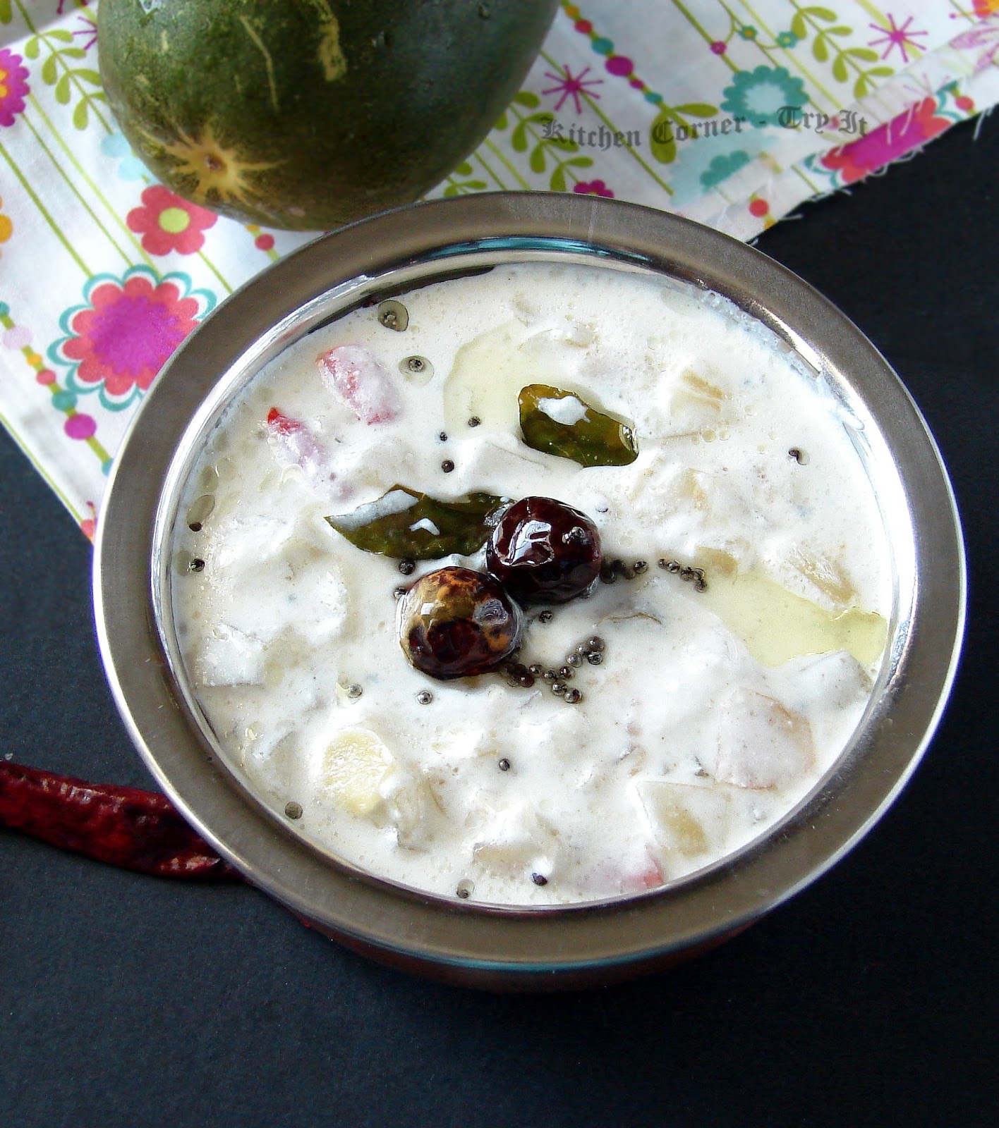 Vellarikka Pachadi/Cucumber Pachadi