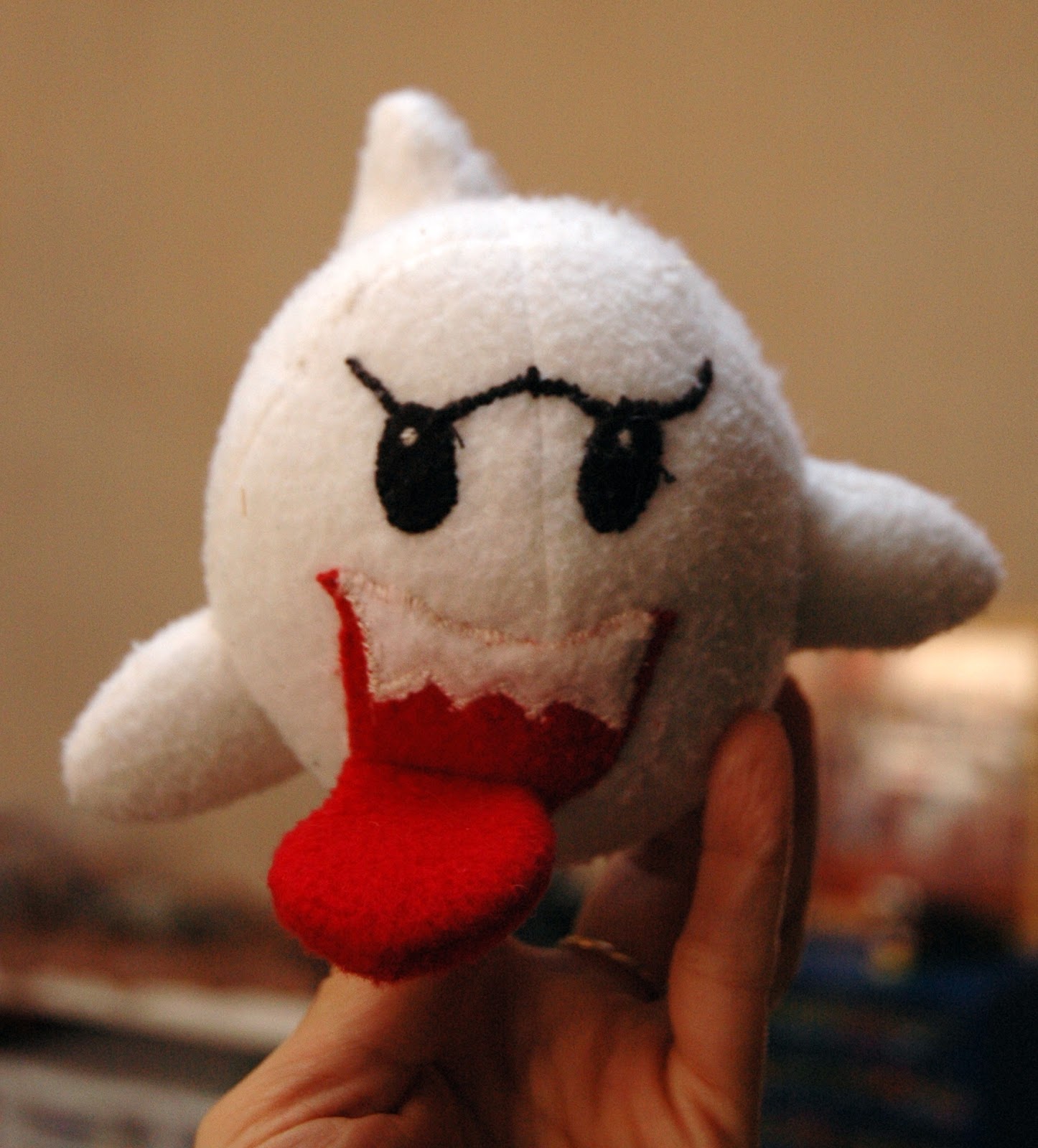 Purple Goddess in Frog Pyjamas: TBT - The First Plush I Ever Made - Boo