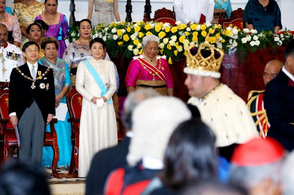 Princess Masako and Prince Naruhito attend Tonga coronation ceremony