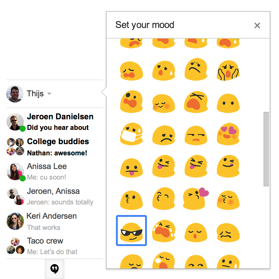 Google Emoticons - Practic WEB