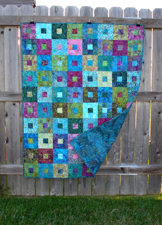 CharmPacksPlus Blog: Blue Batik Quilt