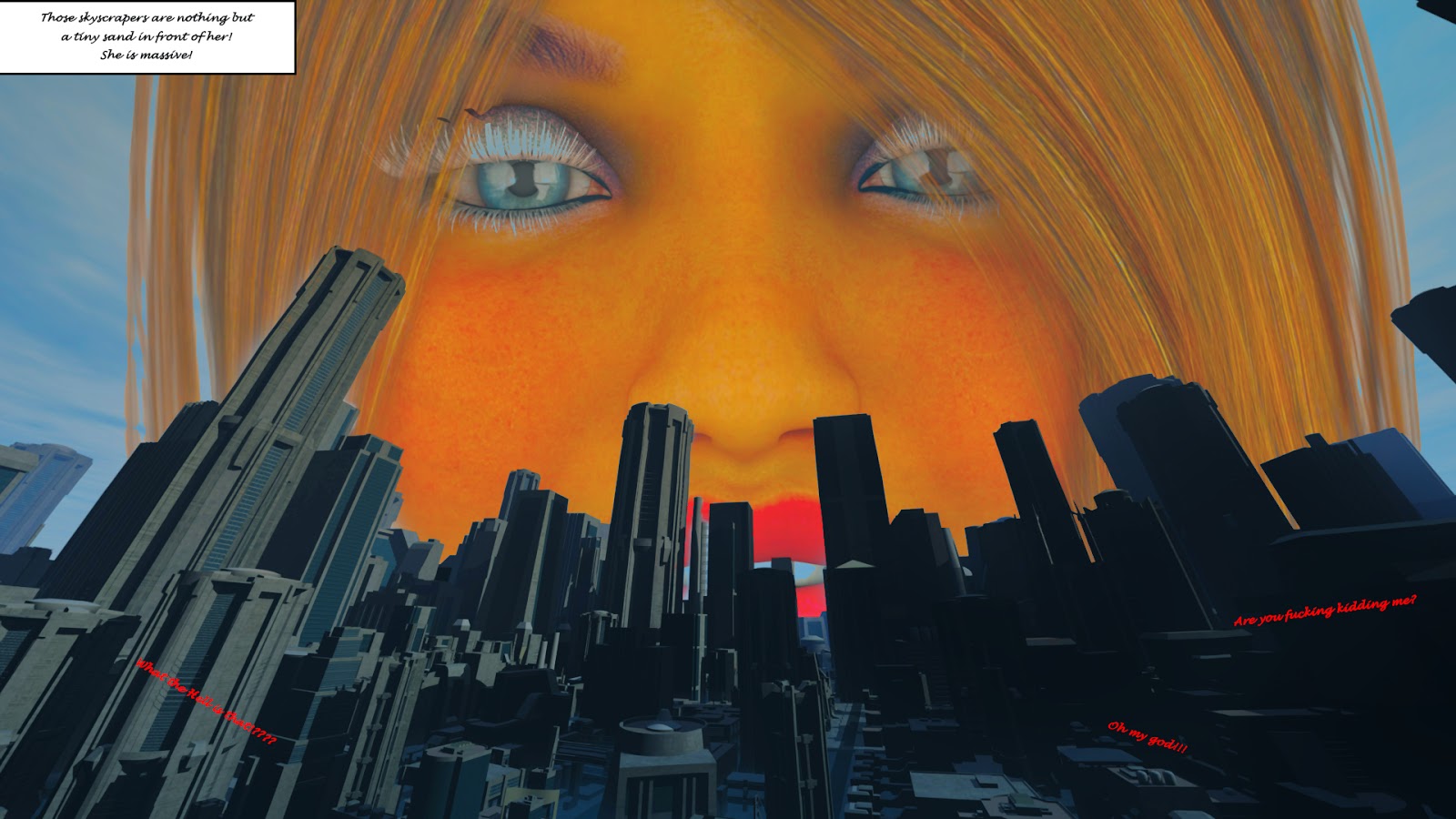 FaTerGD Giantess Shop: TEASER for FIRST EVER GIGA GTS COMIC