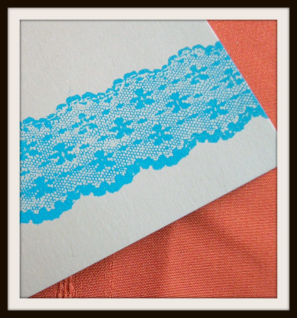 weasinart: How Tuesday: Printing with Lace