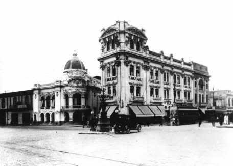 Antigua Plaza San Martín de Lima - Perú: Teatro Colón (1911-1914)
