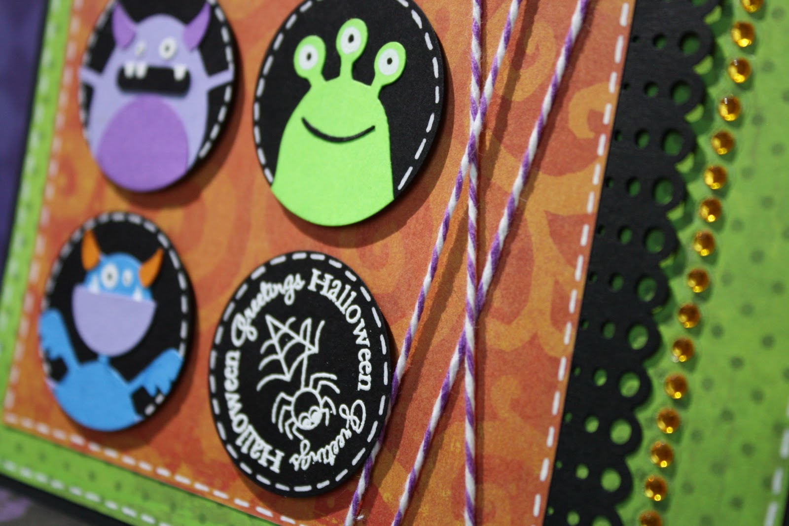 redheaded crafter: Halloween Greetings Card