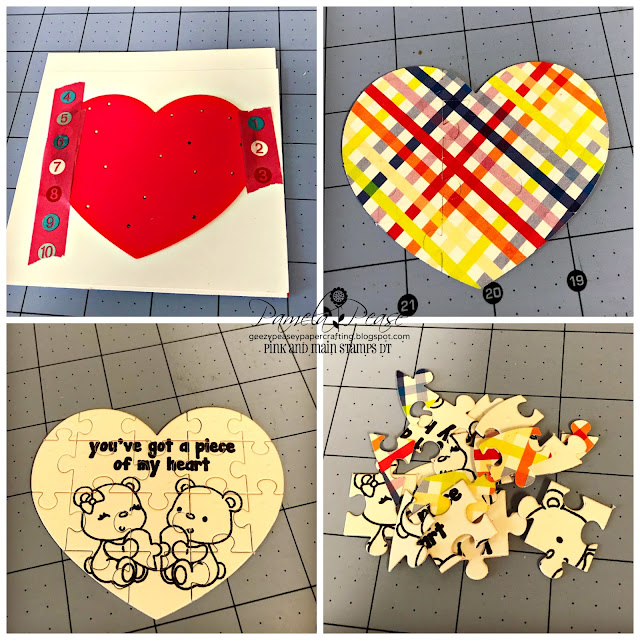 geezypeasey papercrafting: Heart Puzzle Gift