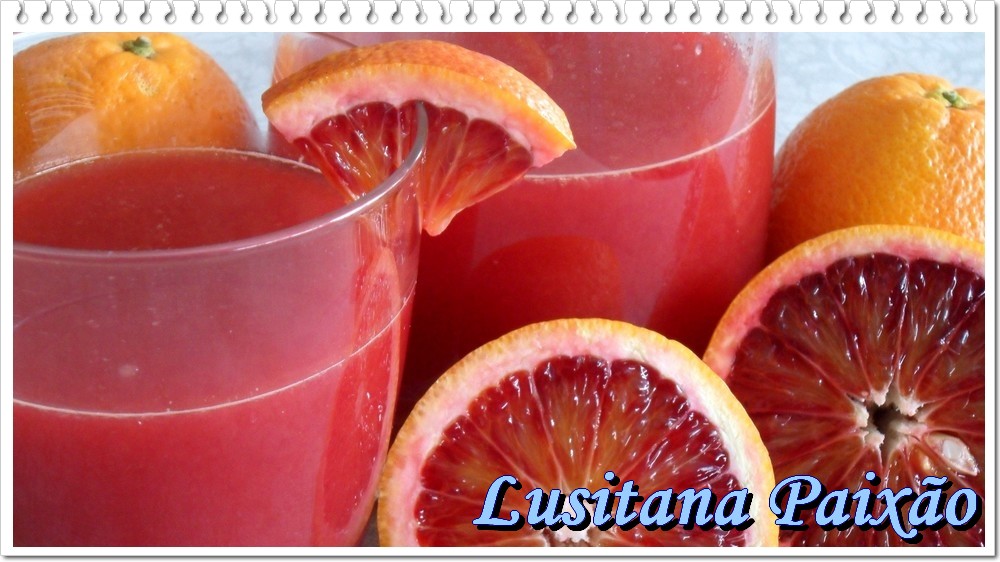 Lusitana Paixão: Sumo de Laranja Sanguínea - 0,5 Litro