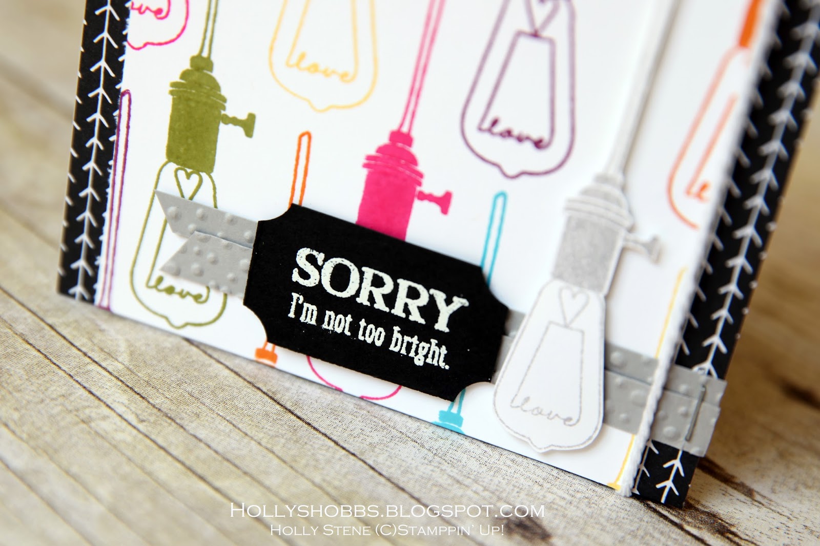 Paper Joy: Sorry, I'm Not Too Bright - FMS237