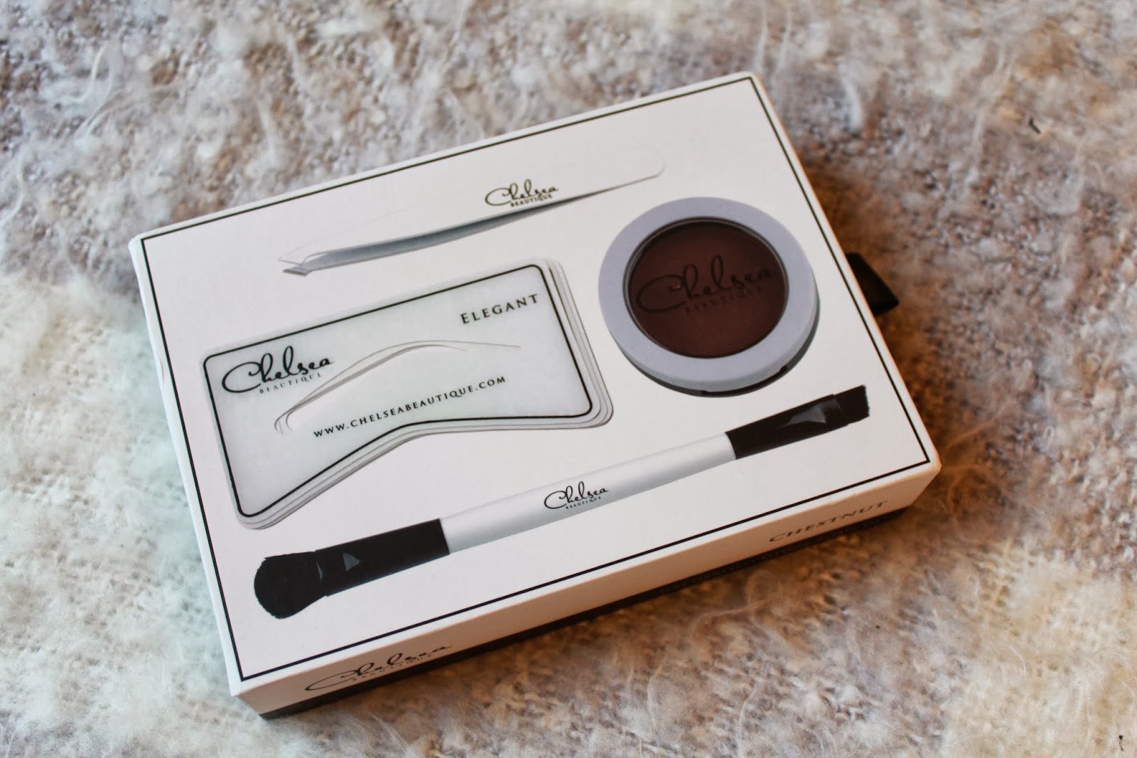 Chelsea Beautique Chestnut Eyebrow Kit - Inthefrow