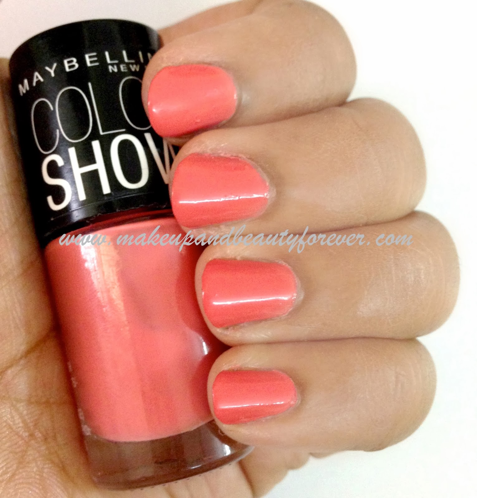 All Maybelline Color Show Nail Paints Shades Photos and Swatches