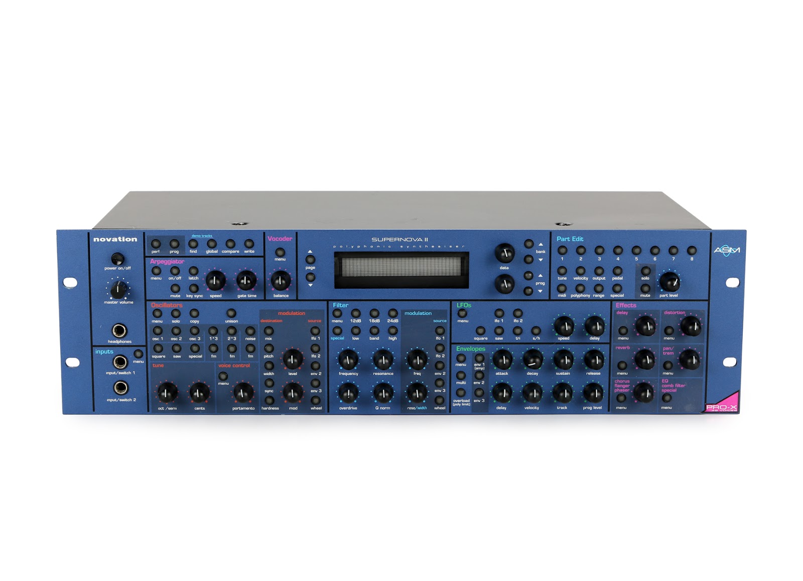 MATRIXSYNTH: Novation Supernova II Rack Pro-X 48 Voice Virtual Analog Synth