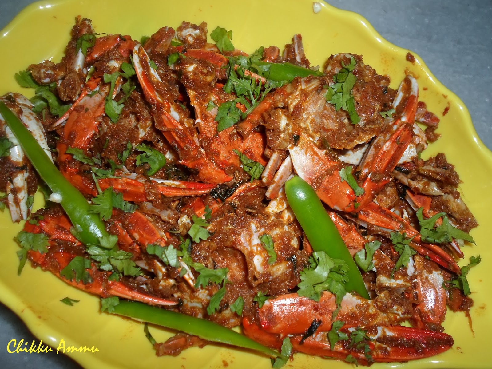 Chikkus Kitchen : Chilli Crab