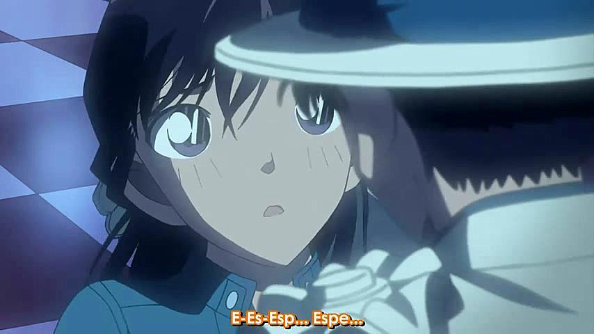 Detective Conan: Ran y Kaito Kid.