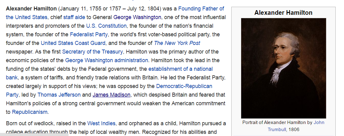 The Mindless Freaks: Aaron Burr-Alexander Hamilton Duel 7/11/1804