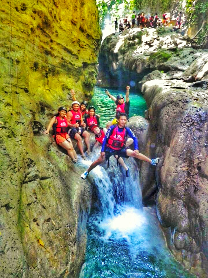 Canyoneering in Badian, Cebu (Matutinao River to Kawasan Falls ...